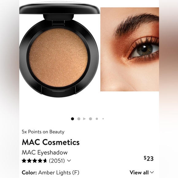 MAC Cosmetics | Makeup | Mac Eyeshadow Amber Lights Frost Brand New ...